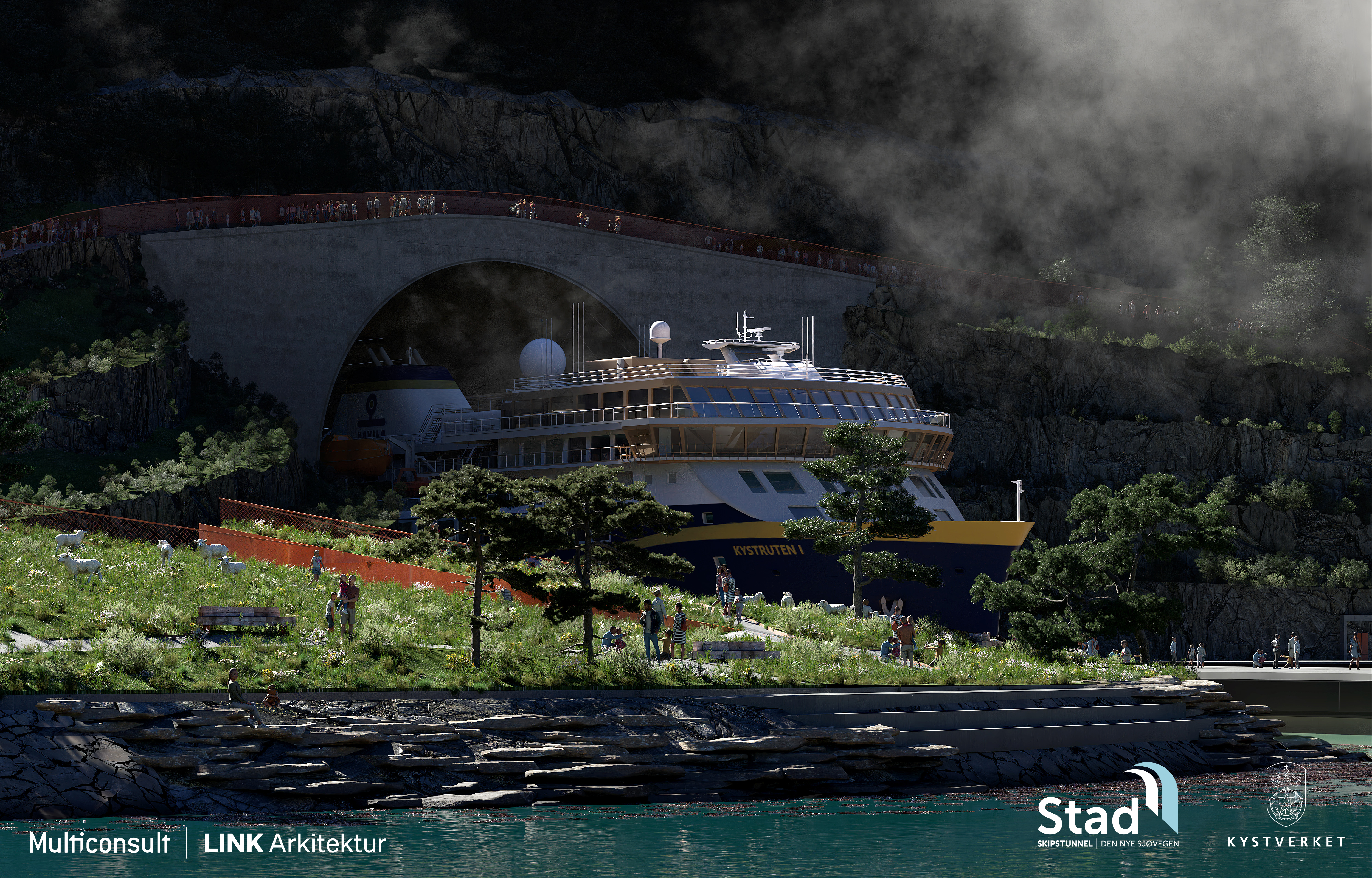 Stad Ship Tunnel in Norway: The world's first tunnel for maritime traffic