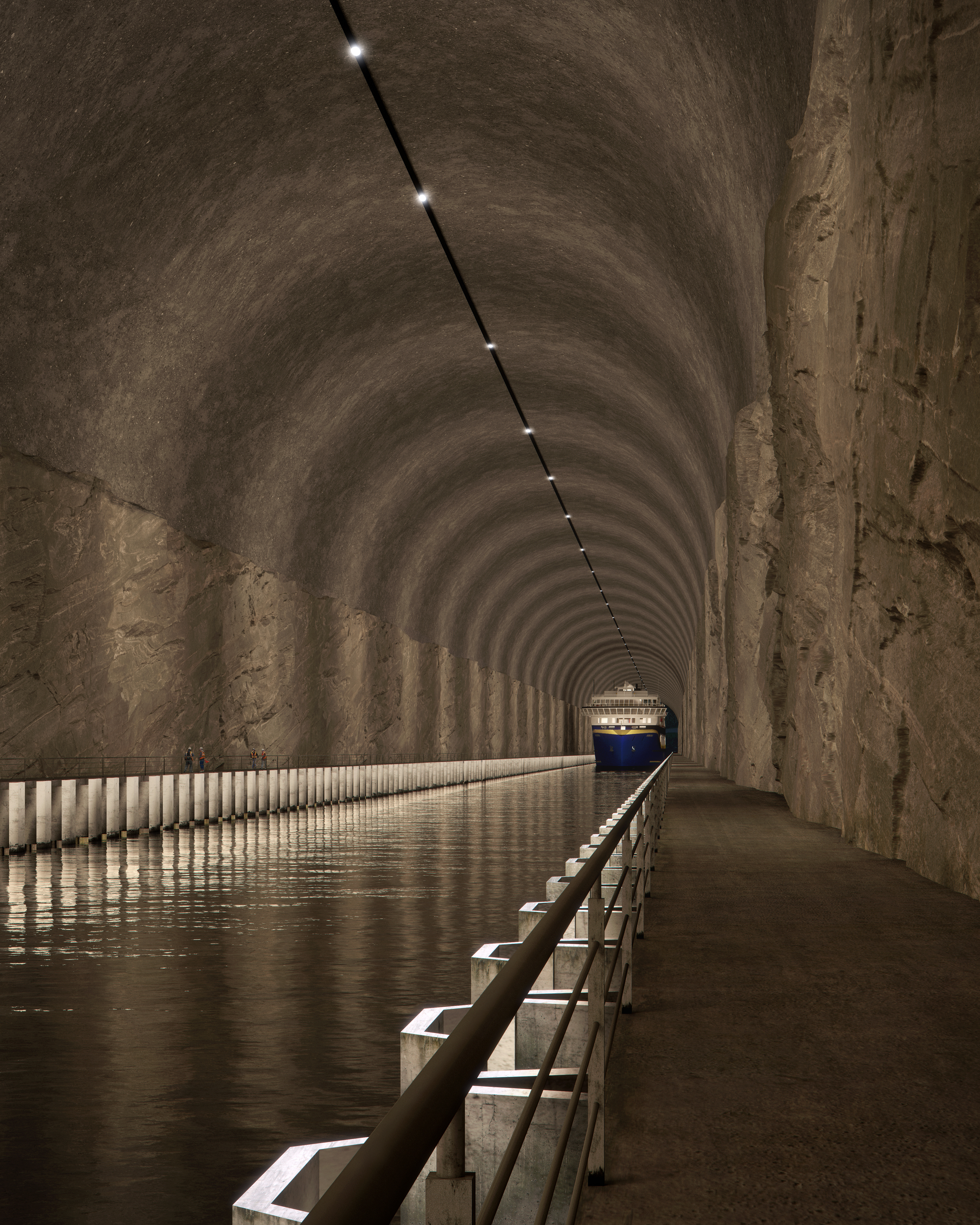 Stad Ship Tunnel in Norway: The world's first tunnel for maritime traffic