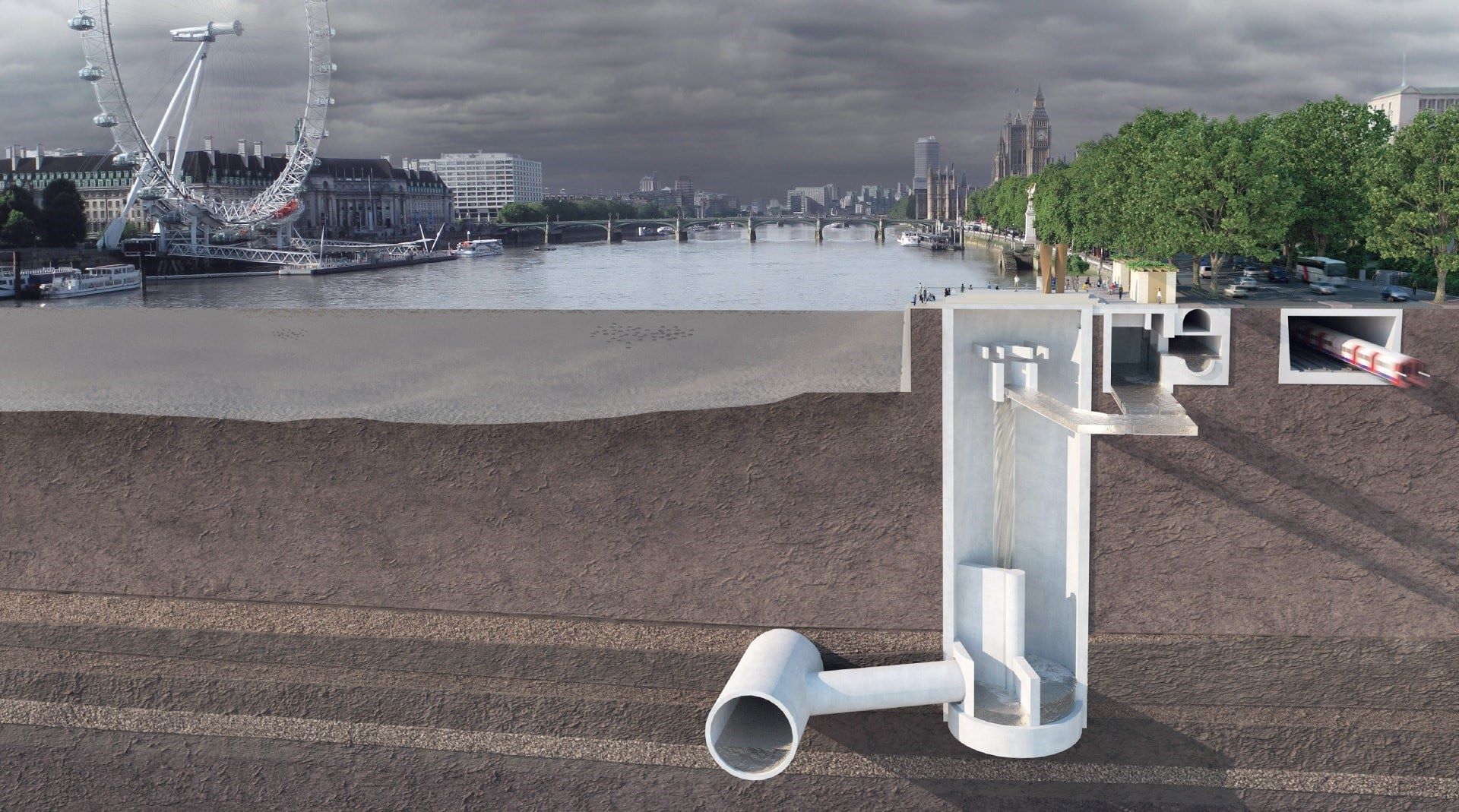 Keeping the River Thames clean in London